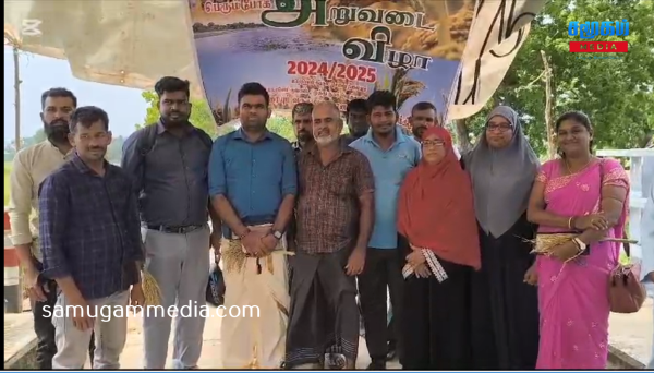 திருகோணமலையில் முத்துநகர் ஒன்றினைந்த விவசாய அமைப்புக்களின் நெல் அறுவடை ...